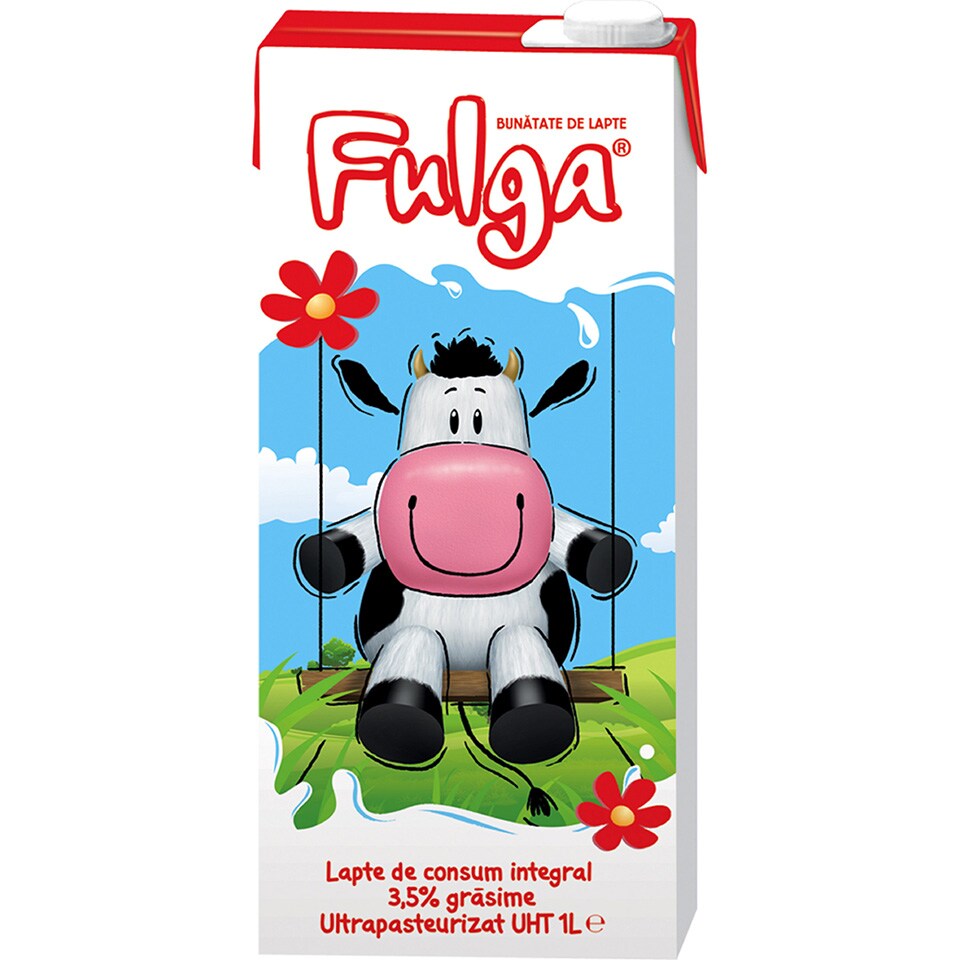 Lapte Fulga UHT 3,5% Grăsime, 1L – La Toma