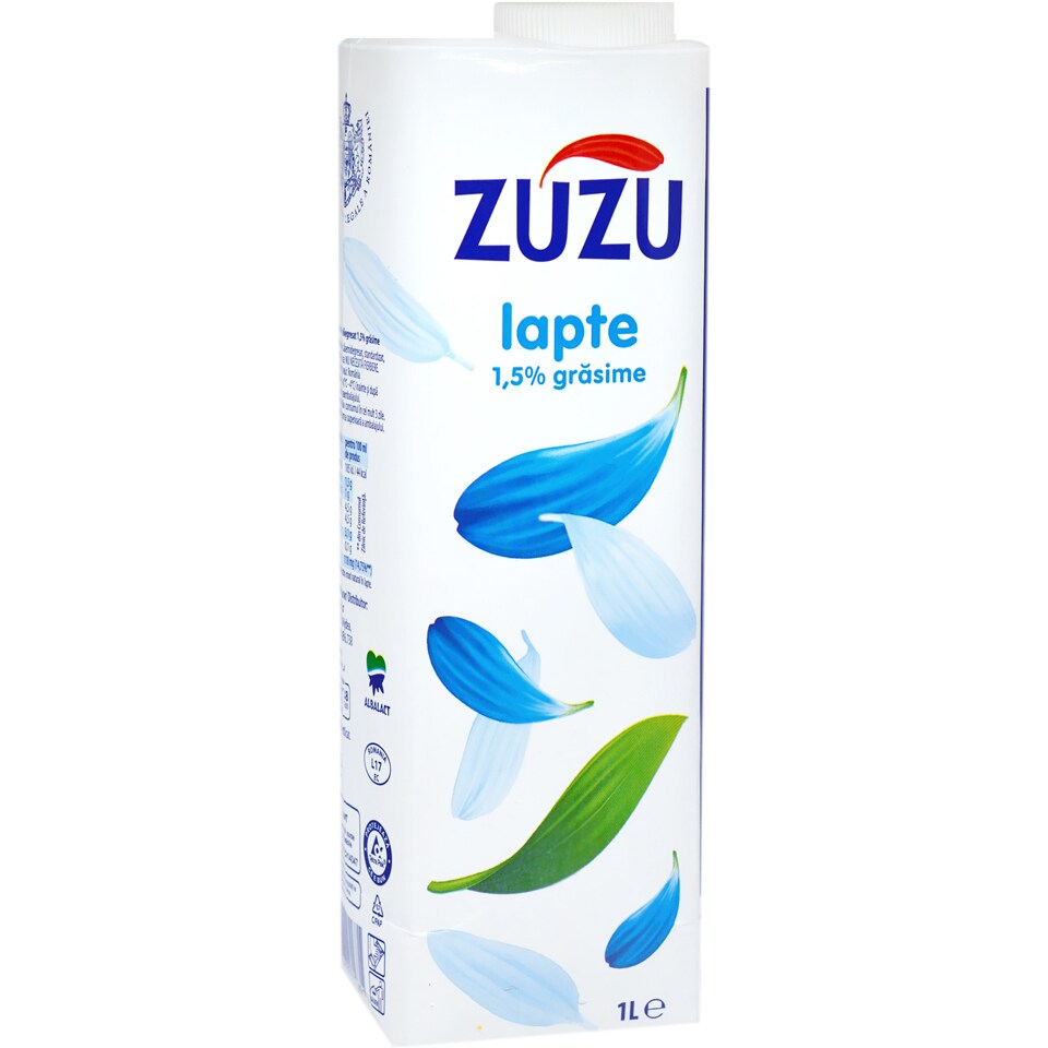 Lapte Zuzu 1,5% Grăsime, 1L – La Toma