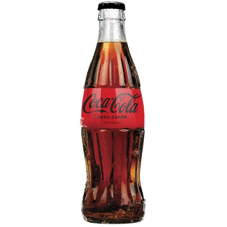 Coca Cola Zero, Sticlă 0.33L – La Toma